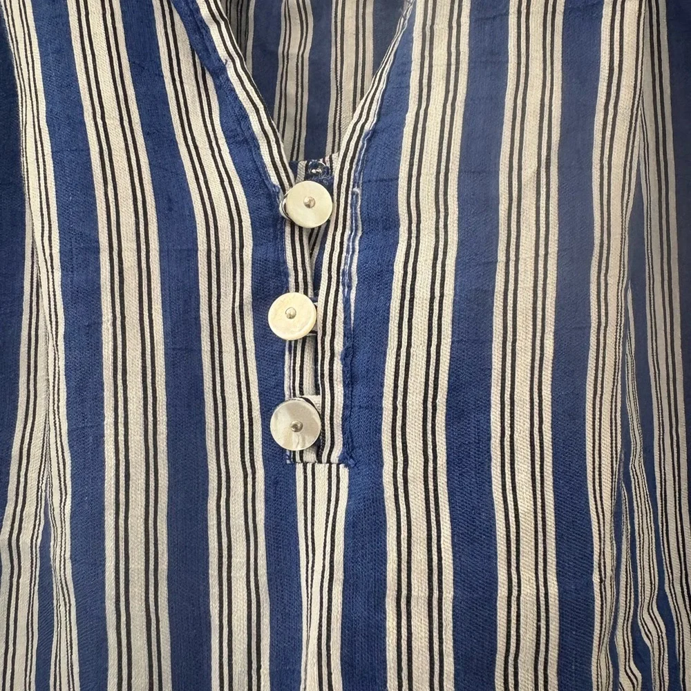 Veronica Beard | Dresses | Veronica Beard Blue And White Striped Mini ...